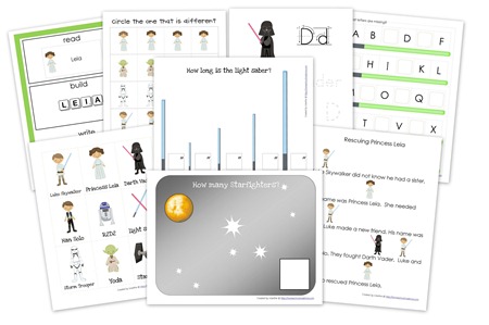 FREE: Star Wars Preschool Pack - Faithful Provisions