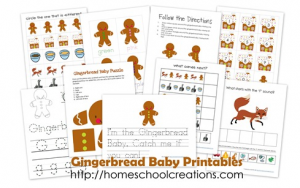 FREE Gingerbread Baby Printables Pack - Faithful Provisions