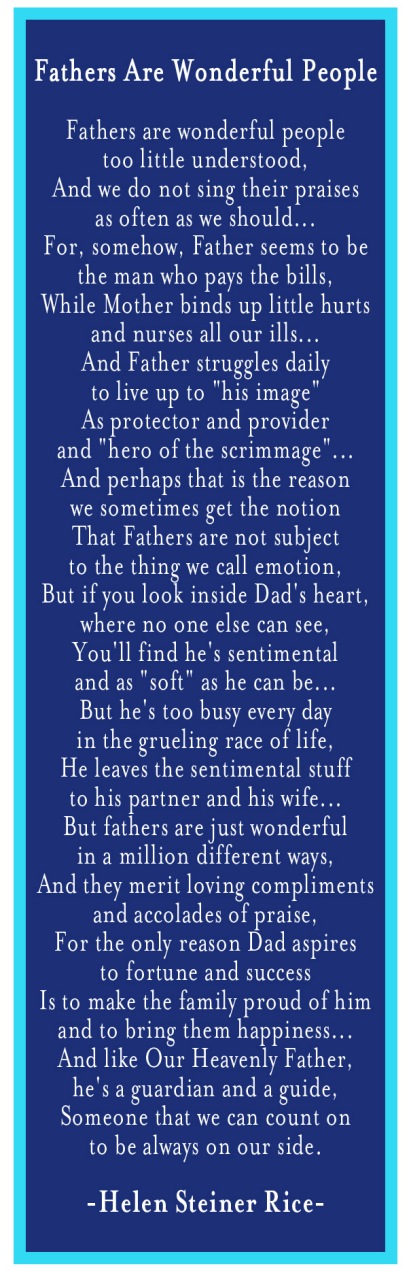 Free Father s Day Poems By Helen Steiner Rice Faithful Provisions Free Father s Day Poems By Helen Steiner Rice Faithful Provisions